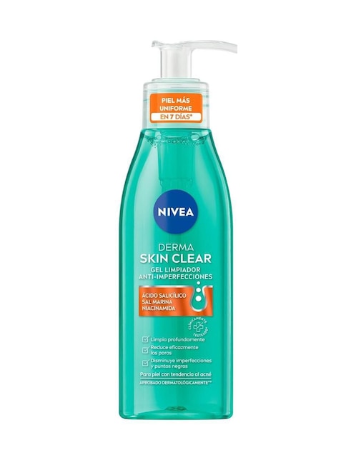 Gel limpiador anti-imperfecciones Nivea Skin Clear para acné 1