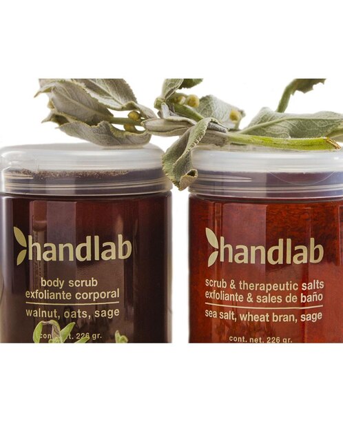 Set bath & body para exfoliar Handlab 2