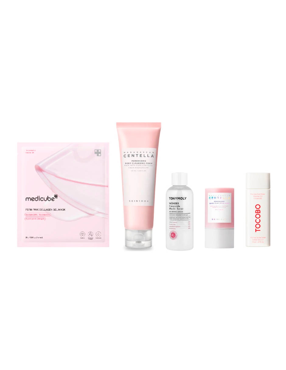 Kit tratamiento facial Kit Favoritos K-Beauty hidrata, protege y limpia ...